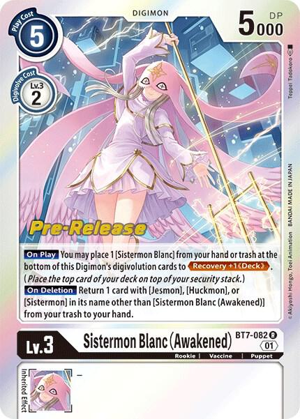 Sistermon Blanc (Awakened) [BT07-082] – The champion's gallery