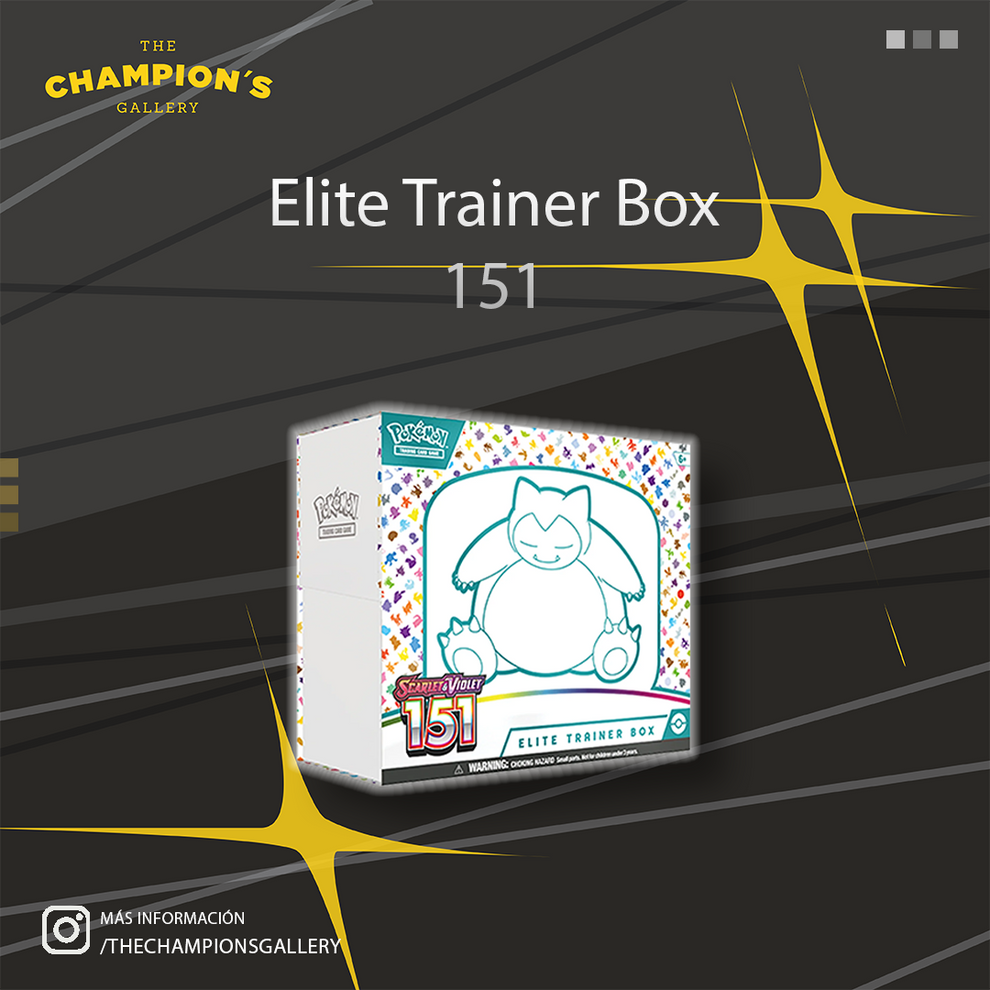 151 - Elite trainer box – The champion's gallery