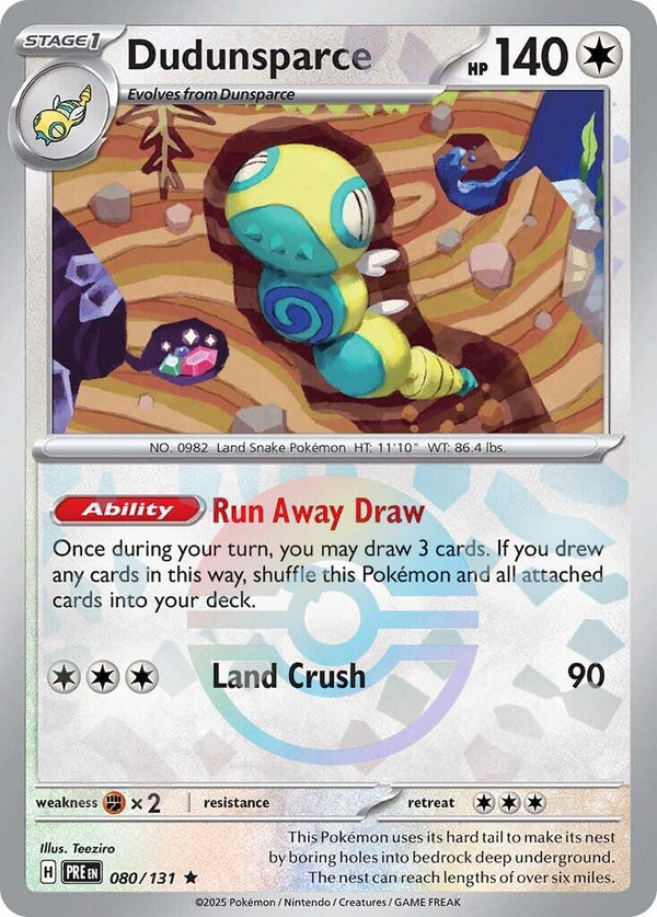 Dudunsparce (Poke Ball Pattern) [PRE - 080/131] – The champion's gallery