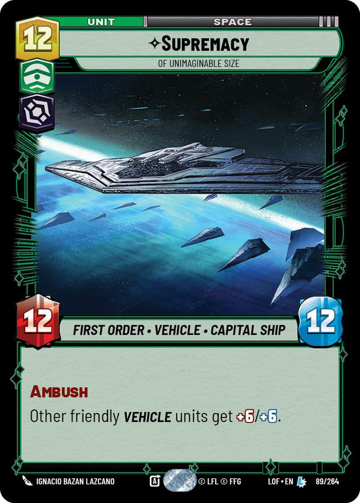 Supremacy - Of Unimaginable Size [LOF - 089/264] – The champion's gallery