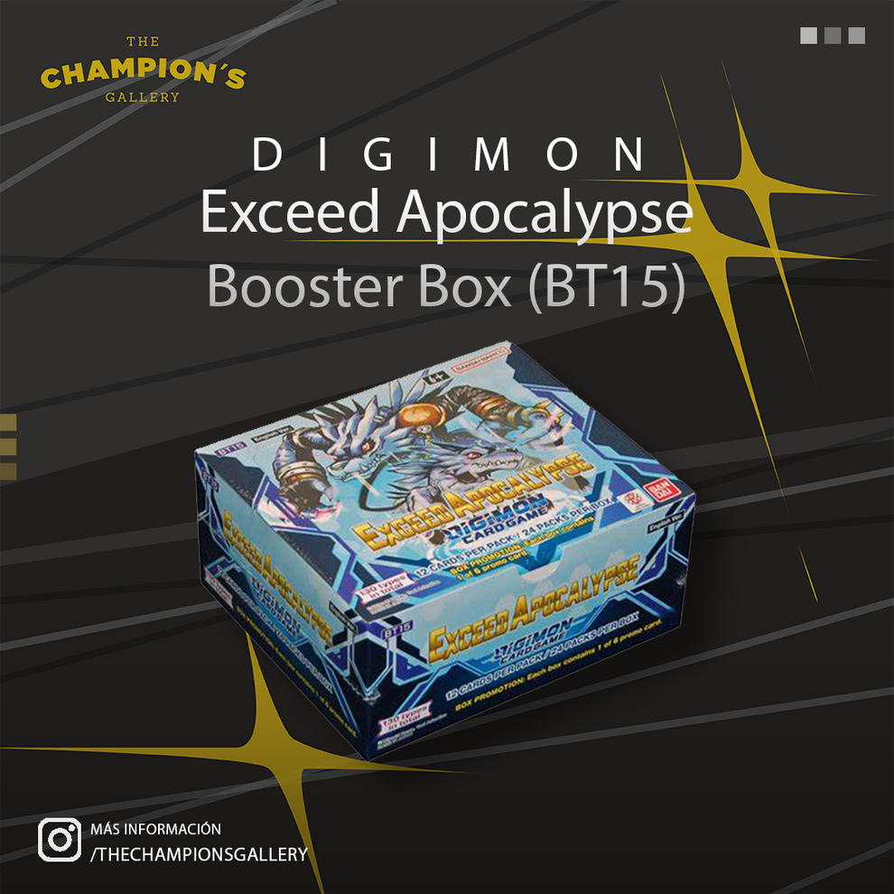 Exceed Apocalypse - Booster Box (BT15) – The champion's gallery