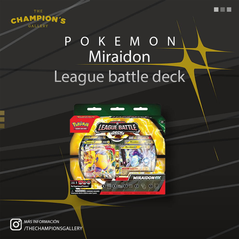 Miraidon Ex League Battle Deck – The champion's gallery