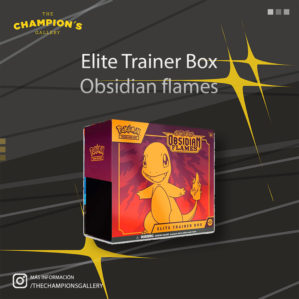 Obsidian flames - Elite trainer box – The champion's gallery