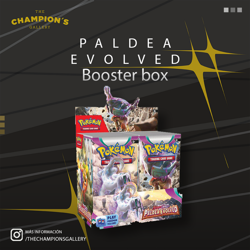 Paldea evolved - Booster box – The champion's gallery
