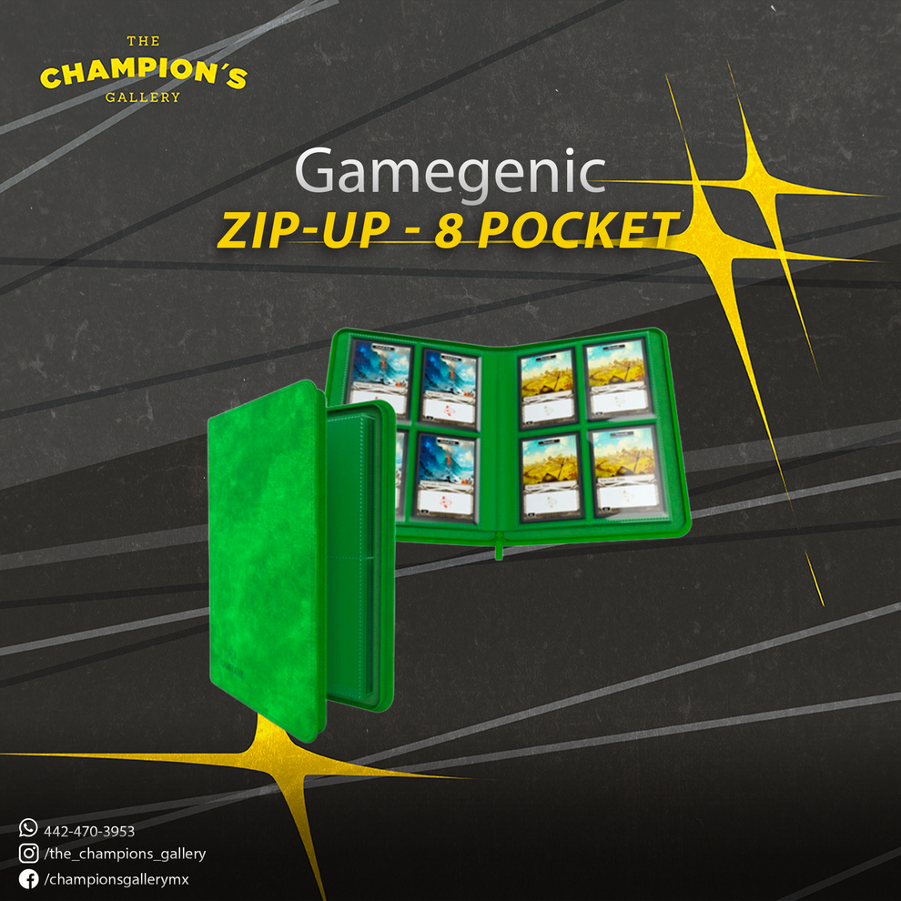 Binder gamegenic - ZIP-UP - 8 pocket – The champion's gallery