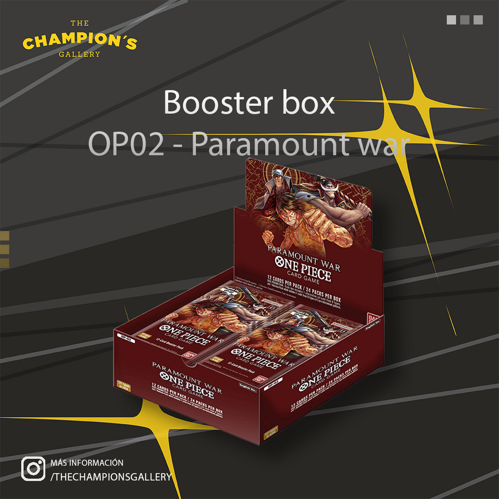 Paramount war - OP02 - Booster box – The champion's gallery