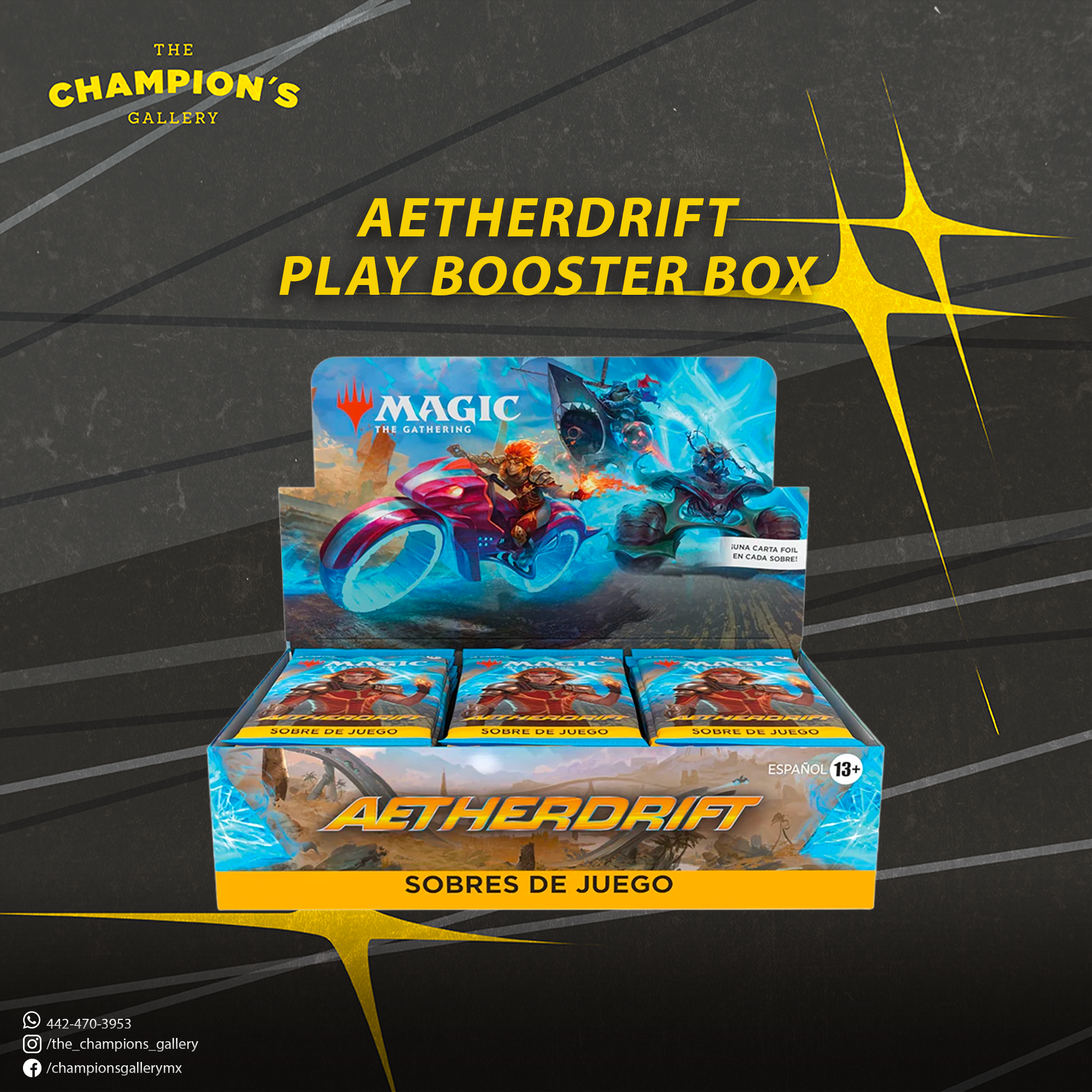 Aetherdrift - booster box - español – The champion's gallery