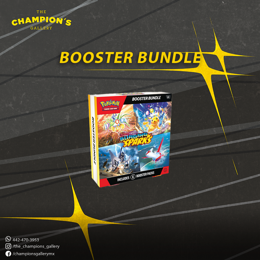 Surging sparks - Booster bundle – The champion's gallery