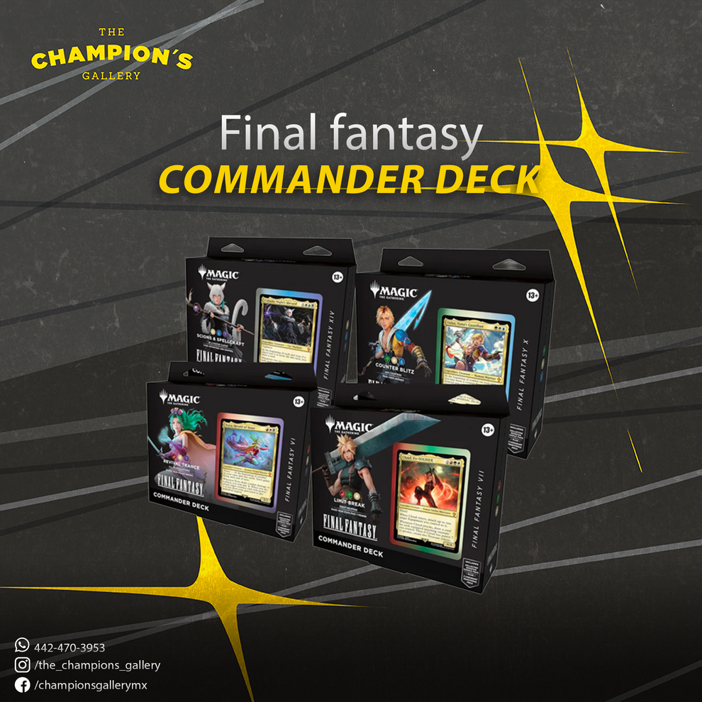 Commander deck - final fantasy – The champion's gallery