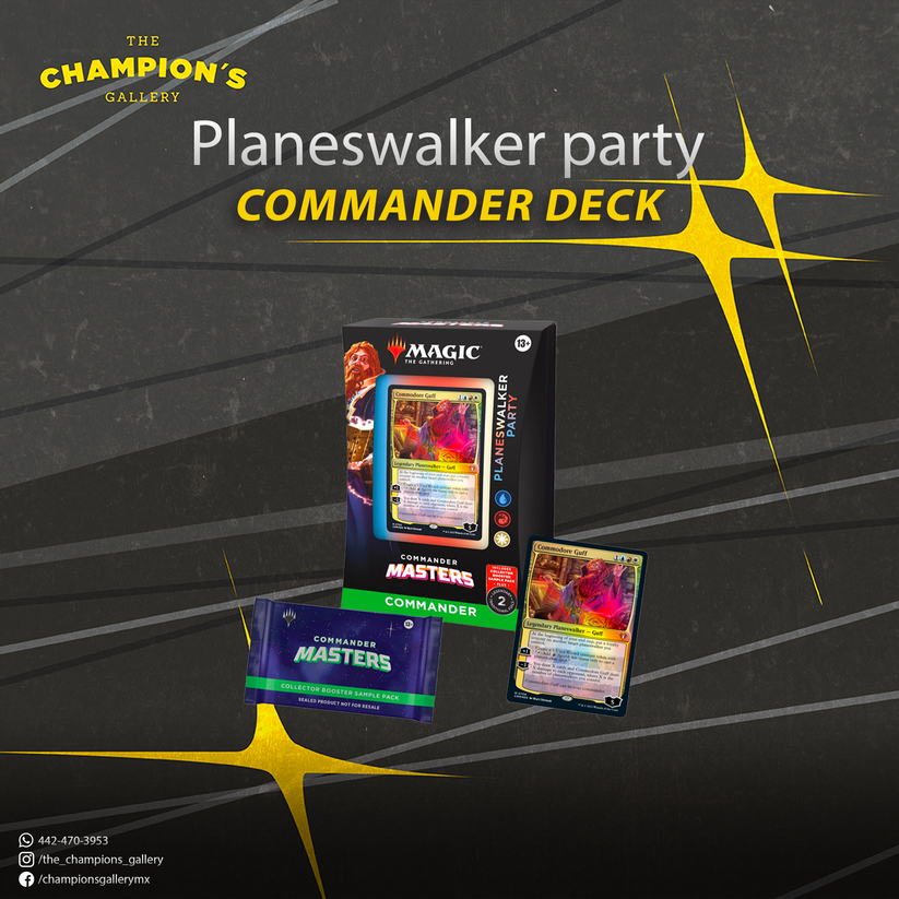 Commander masters - Planeswalker party commander deck – The champion's ...