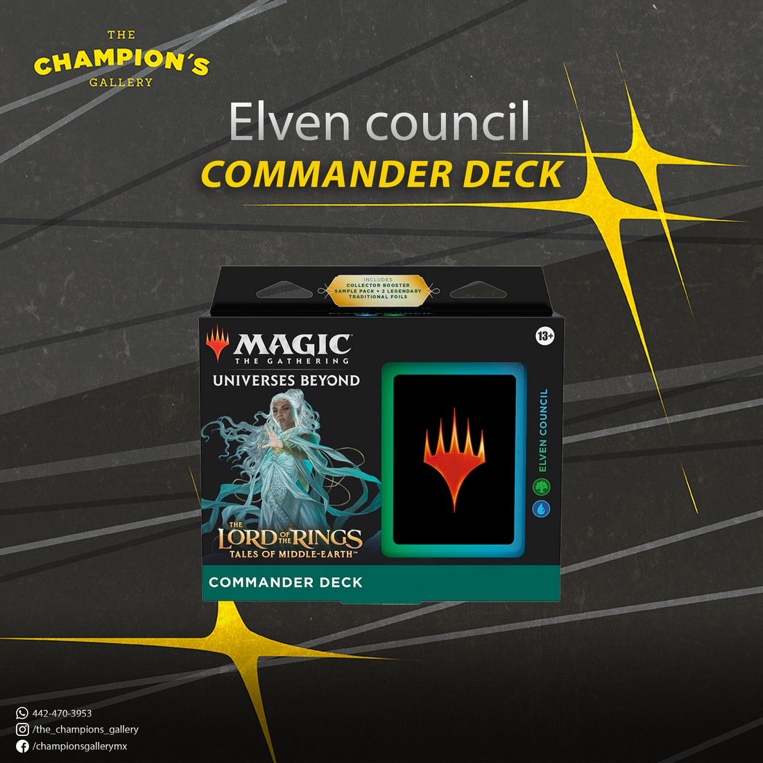 Lord of the rings - Elven council commander deck – The champion's gallery