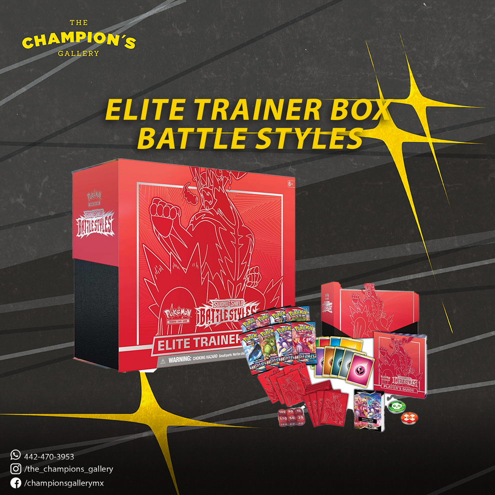 Elite trainer box - Battle styles – The champion's gallery