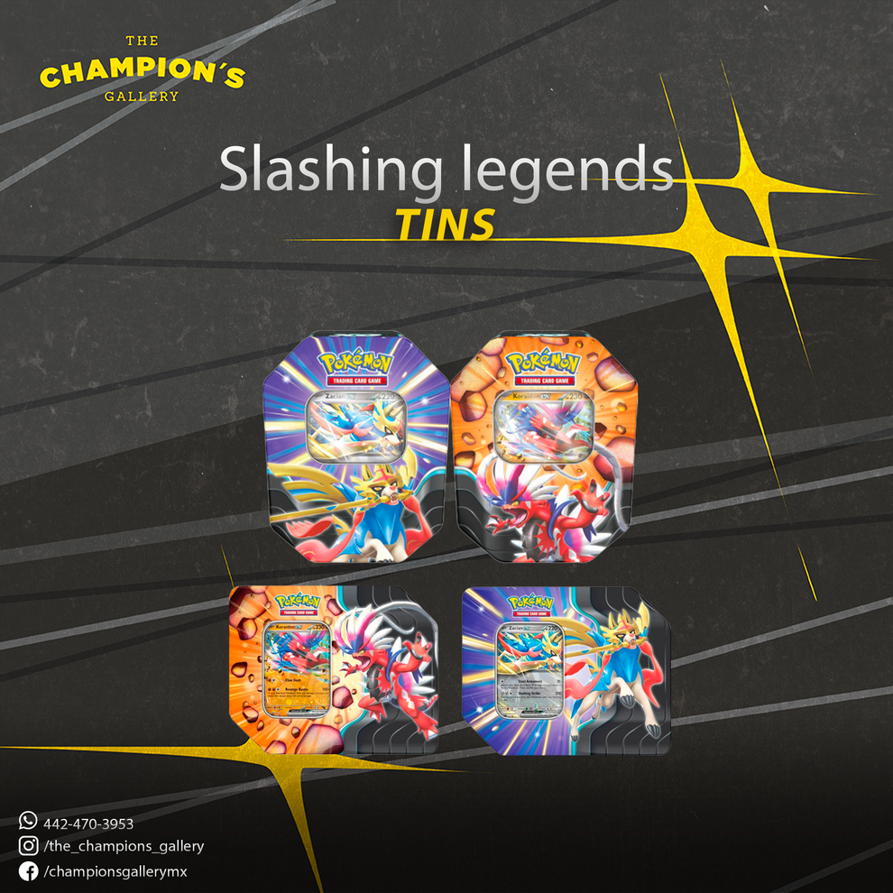 Slashing legends tin – The champion's gallery