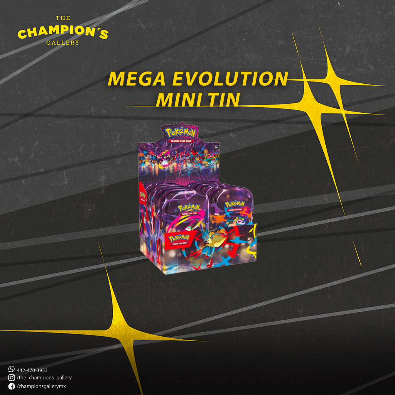 Mini tin - Mega evolution – The champion's gallery