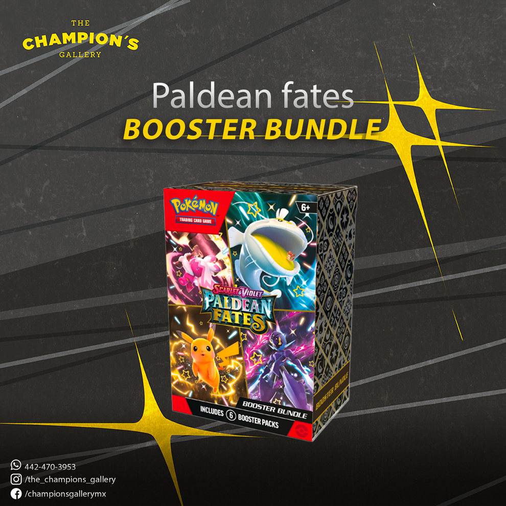 Paldean fates - Booster bundle – The champion's gallery