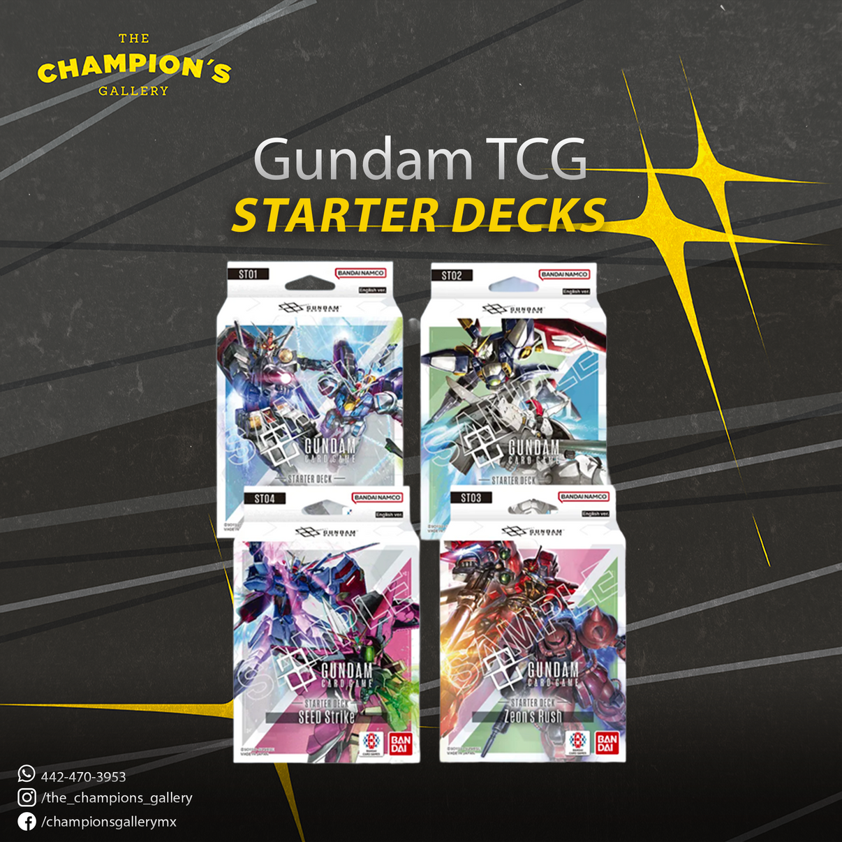 Gundam - starter deck – The champion's gallery