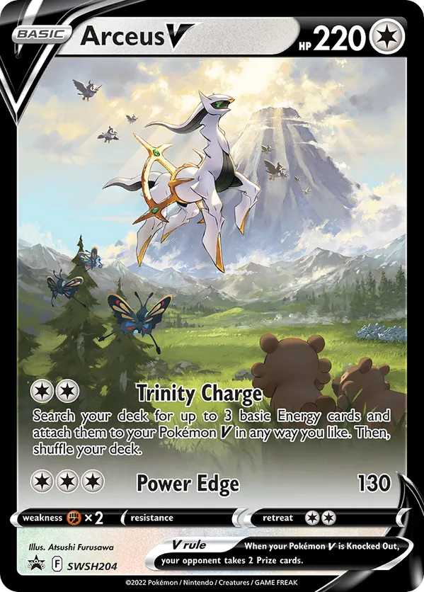 Arceus v [SWSH204] – The champion's gallery